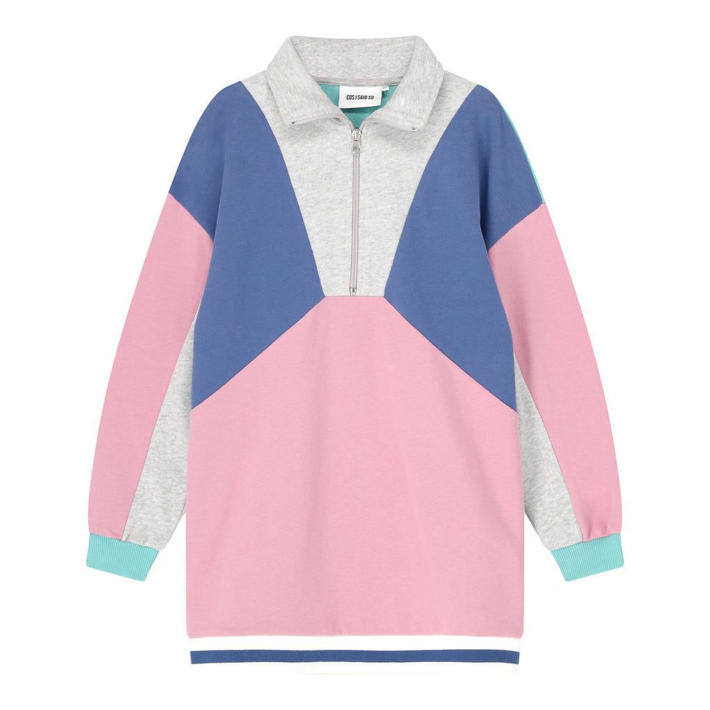 ZIP JOG DRESS colour block | COS I SAID SO